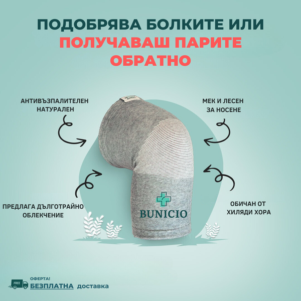 Компресивни наколенки от бамбук - BUNICIO.COM